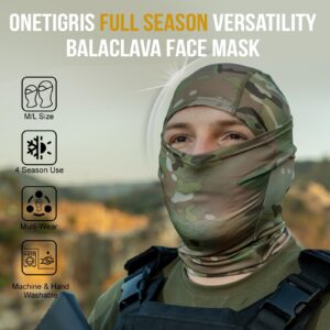 OneTigris Tactical Hood Headwear Balaclavas Full Face Mask