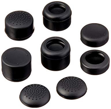 Pack of 8 pcs Analog Controller Gamepad Raised Antislip Thumb Stick Grips Thumbsticks Joystick Cap Cover for PS4, PS3, Xbox 360, Wii U, PS2 Controller (Black)