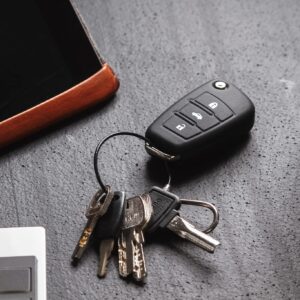 Large Key Ring Wire Stainless Steel Keychain Car Cable Keyring Loop Luggage Tag Hinge Keepers Binding Carabiner Big Locking