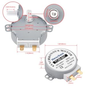 Heschen Synchronous Motor TYJ50-8A7 220-240VAC 4R/Min CW/CCW 50Hz for Microwave Oven Turn Table