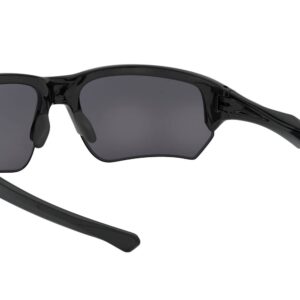 Oakley Men's OO9363 Flak Beta Rectangular Sunglasses, Polished Black/Black Iridium, 64 mm