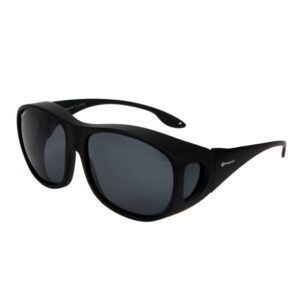 freeprint polarized solar shield fit over glasses driving sunglasses for men and women，black