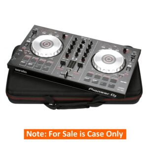 LTGEM Case for Pioneer DJ DDJ-400 / DDJ-SB3 (DDJ-SB3-N) / DDJ-SB2 or Portable 2-channel Controller or DDJ-RB Performance DJ Controller-Black (20.8×11.2×2.5 inch)