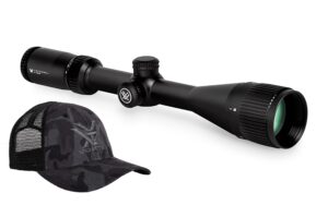 vortex optics crossfire ii 6-18x44 ao, sfp riflescope - dead-hold bdc reticle (moa) with vortex hat