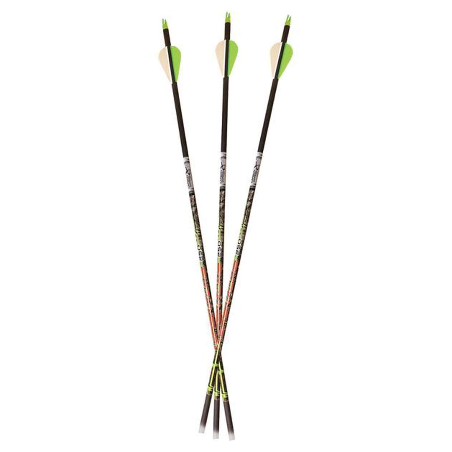 Carbon Express 50888 Adrenaline 350 6-Pk Arrows,Black