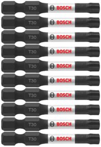 bosch itt30201 1-piece 2 in. torx #30 impact tough screwdriving power bit