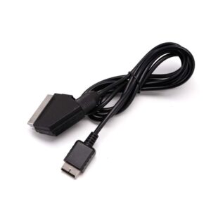 childmory 1.8m 6ft rgb scart wire cable tv av for playstation 2 ps2 ps3 line console（not for hdmi）