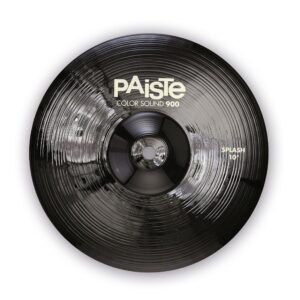 paiste 10 inches color sound 900 black splash cymbal