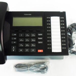 Toshiba Strata DP5032-SD 20-Button LCD Display Speakerphone (Black) (Renewed)