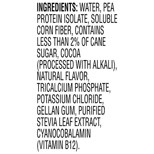 Evolve Plant Based Protein Shake, Double Chocolate, 20g Vegan Protein, Dairy Free, No Artificial Sweeteners, Non-GMO, 10g Fiber, 11 Fl Oz (Pack of 12) - (Formula May Vary)