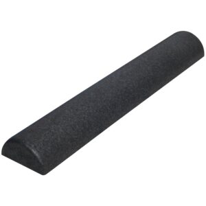 fitness first high-density molded foam roller - half round