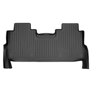 maxliner floor mats 2nd row liner black for 2017-2021 ford f-250 / f-350 super duty crew cab with 1st row bucket seats