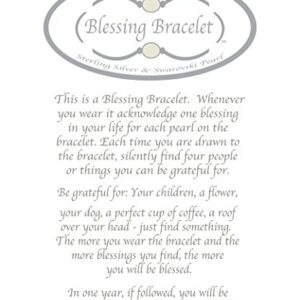 Blessing Bracelet - 12MM White Crystal Pearls - only by Made As Intended