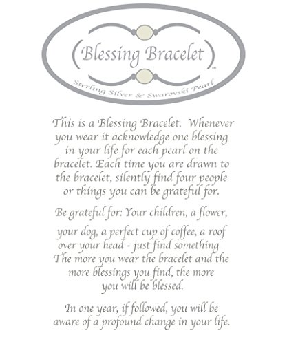 Blessing Bracelet - 12MM White Crystal Pearls - only by Made As Intended