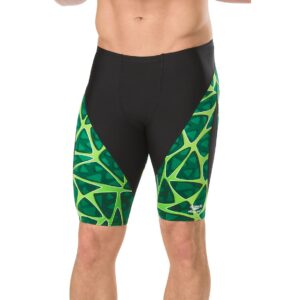 speedo men's swimsuit jammer endurance+ caged out - manufacturer discontinued