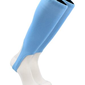 TCK Solid Colored Baseball Stirrups Pattern A (Columbia Blue, Large)