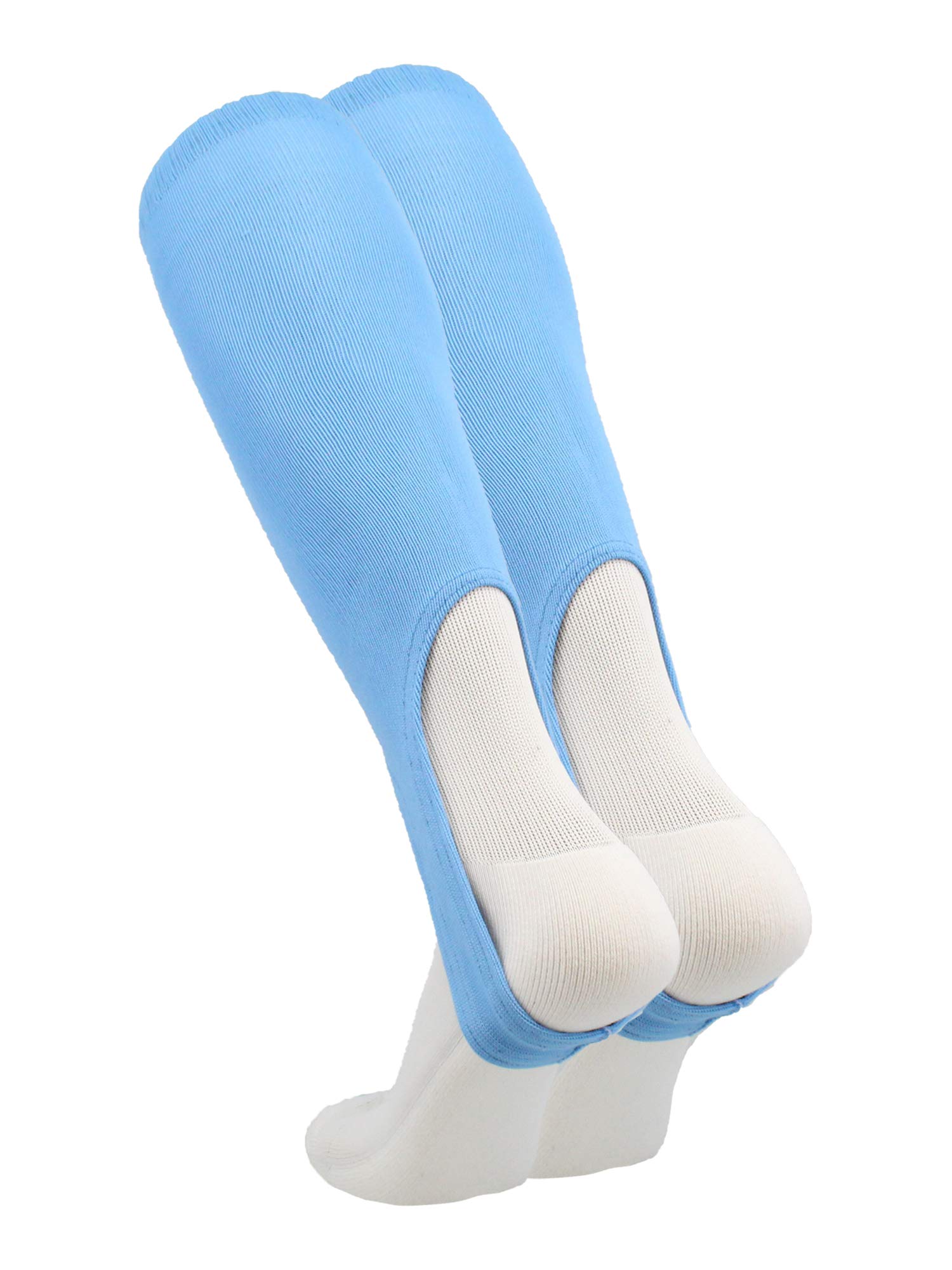 TCK Solid Colored Baseball Stirrups Pattern A (Columbia Blue, Large)