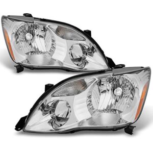 AKKON - For 2005 2006 2007 Toyota Avalon Driver Left + Passenger Right Side Halogen Type Headlights Pair Sets