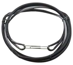 vapor trail archery horton cross bow string, silver/black, one size