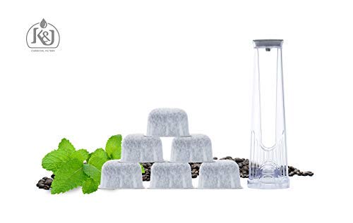 K&J Replacement Keurig Starter Kit for Keurig 2.0 Brewers - Includes Side Reservoir Filter Holder And 6-pack of Keurig 2.0 Compatible Water Filters