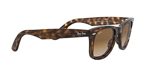 Ray-Ban Rb4340 Wayfarer Ease Square Sunglasses, Light Havana/Clear Gradient Brown, 50 mm