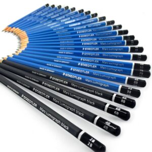 staedtler mars lumograph drawing pencils 24/pkg