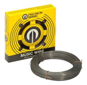 precision brand 21031 music wire, steel alloy, 0.031 in