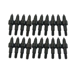 jiexi hwyp archery arrow points field points for id 7.62mm arrow pack of 50 (125 grain)