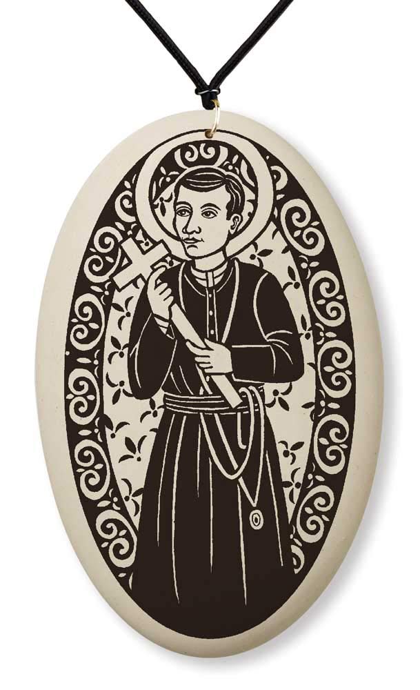 St Gerard Porcelain Medal | Patron Saint of Expectant Mothers and Childbirth