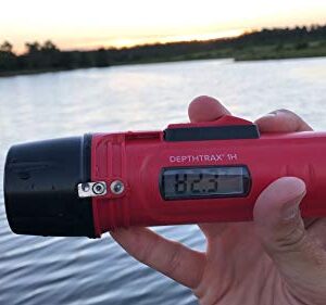 HawkEye DT1H Handheld Depth Finder with Temperature, 300 Feet