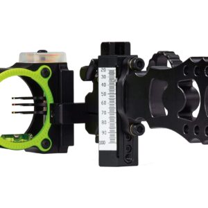 Black Gold Ascent Verdict Archery Sight-Black/Right Hand Adjustable-3 Pin/ .19 Pin Size