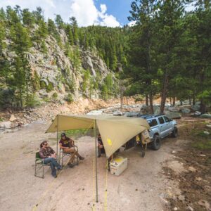 Slumberjack Roadhouse Tarp, Hunting Camping & Overland Shelter, Khaki