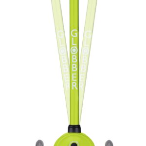 Globber Toddler Scooter | 3 Wheel Kick Scooter for Kids and Toddlers Ages 3-7 with Light Up Wheels | Grow with Me Outdoor Kick Scooter for Girls and Boys with Adjustable Handle Bars (V2, Lime Green)