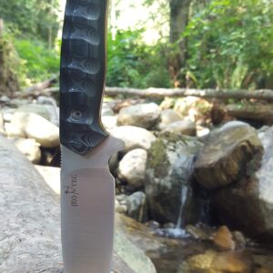 JEO-TEC Nº21 Bushcraft Survival Hunting Tactical Knife - BOHLER N690C Stainless Steel, Multi-positioned Leather Sheath, Sharpener Stone & Firesteel included - Handmade