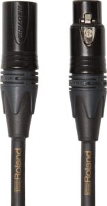 roland gold quad series neutrik xlr microphone cable, 25-feet