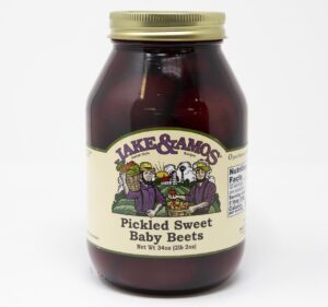 jake & amos pickled sweet baby beets 34 oz. (2 jars)