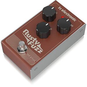 TC Electronic RUSTY FUZZ Silicon-Based Transistor Fuzz with Vintage Gated and Velcro-Like Fuzz Tones