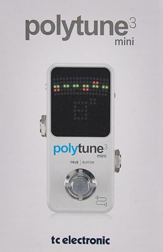 TC Electronic POLYTUNE 3 Ultra-Compact Polyphonic Tuner with Multiple Tuning Modes and Built-In BONAFIDE BUFFER