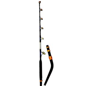 okiaya venom pro bent butt fishing rod 80-130 lb. the monster pac bay guides