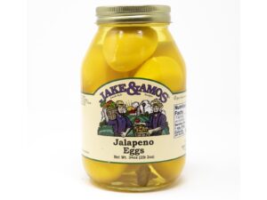 jake & amos jalapeno eggs 32 oz. (2 jars)