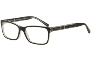 michael kors kya mk4043 eyeglass frames 3250-53 - black/teal crystal mk4043-3250-53