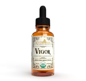 vigor - organic circulation complex - khroma herbal products - absolutely the most effective circulatory support you'll ever take - 2 oz liquid - 30 servings