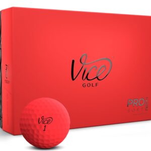 Vice Pro Soft Golf Balls, Red (One Dozen)