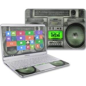 mightyskins skin compatible with samsung notebook 9 13" (2017) wrap cover sticker skins boombox