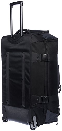 Amazon Basics Ripstop Wheeled Travel Duffel Bag, Telescoping Handle, 30", Black