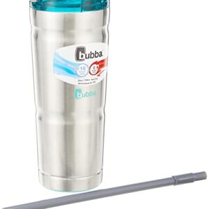 Bubba Brands 24OZ Envy S Tumbler SS, 24 Ounce (Pack of 1), Stainless Steel w/Island Teal Lid