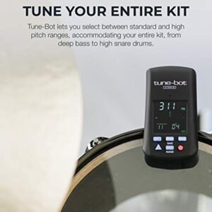 Tune-Bot Studio TBS-001 Digital Drum Tuner - Clip-On Tuner for Acoustic Drum Kits