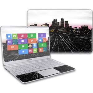 mightyskins skin compatible with samsung notebook 9 13" (2017) wrap cover sticker skins urban night