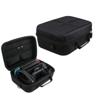 hermitshell hard eva carry-all travel case fits nintendo switch system