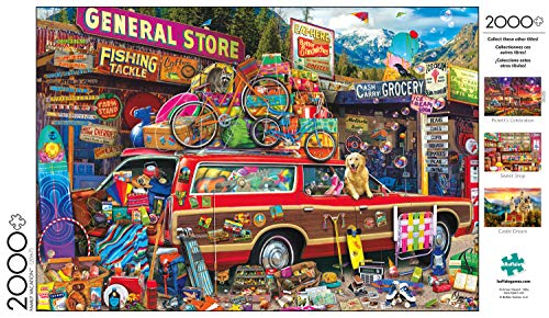 Buffalo Games - Aimee Stewart - Family Vacation - 2000 Piece Jigsaw Puzzle for 168 months to 1200 months